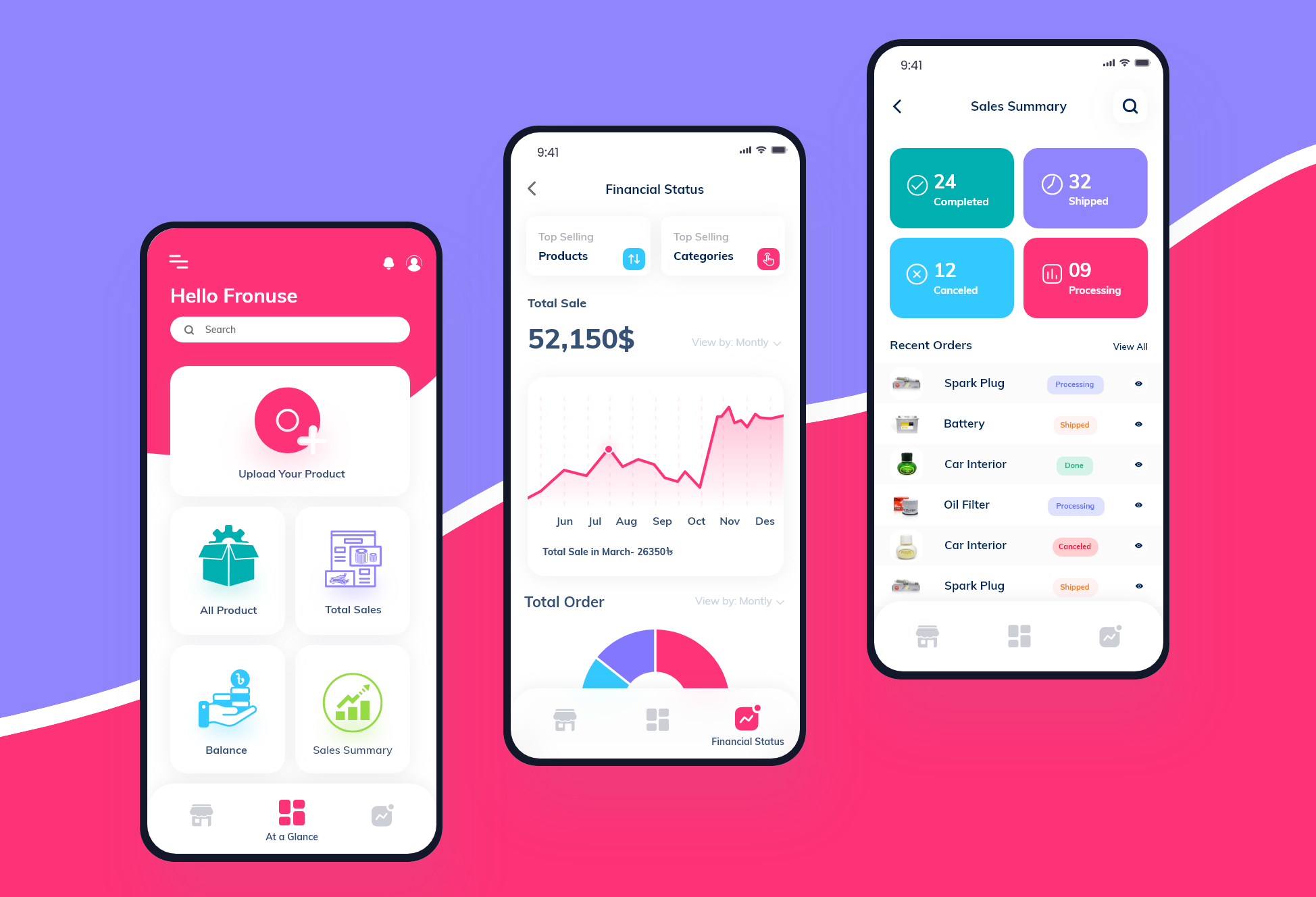 Seller App UI Design by Jonaidul Islam on Dribbble