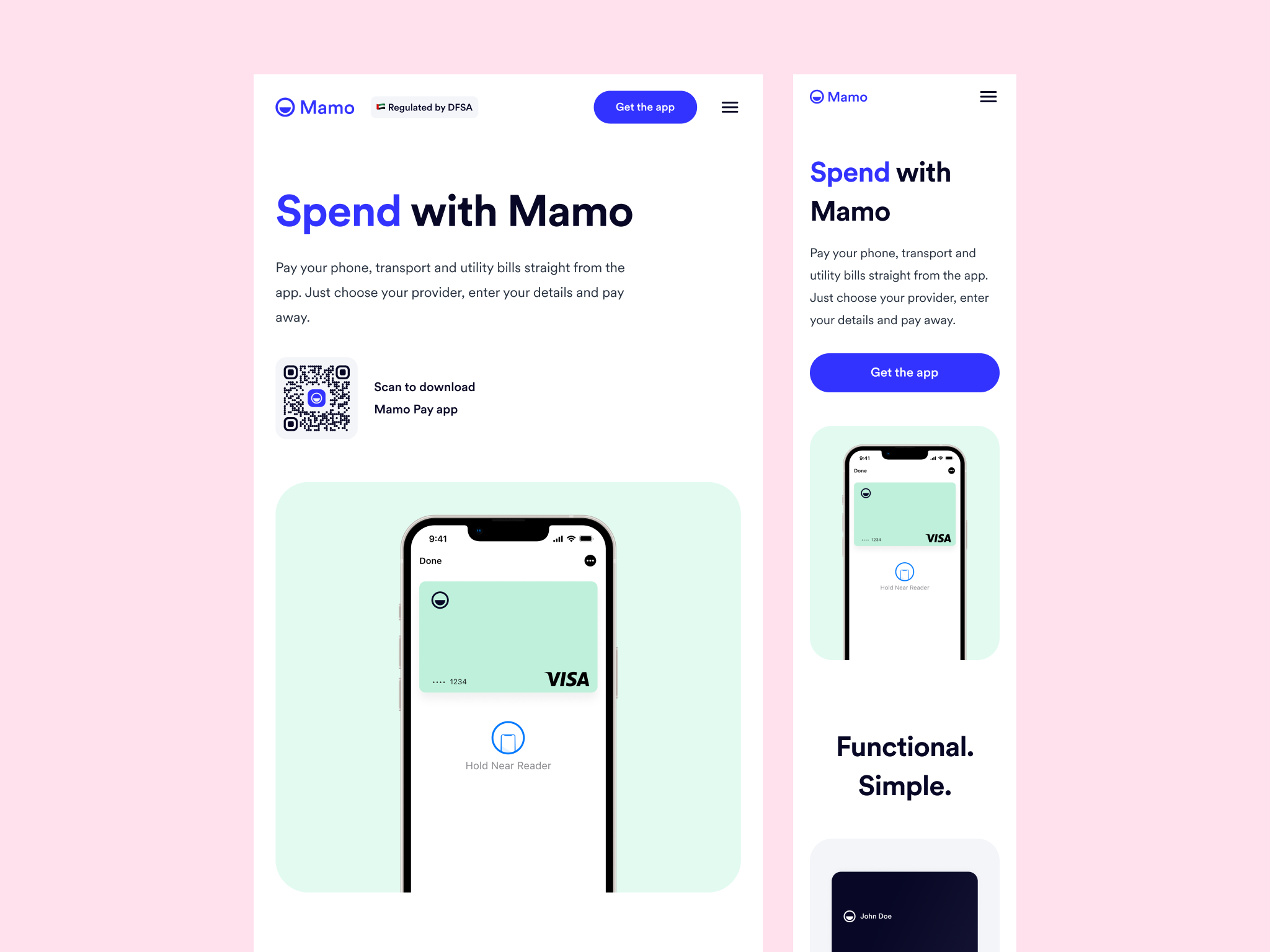 Mamo Website - Feature Page by SELECTO on Dribbble