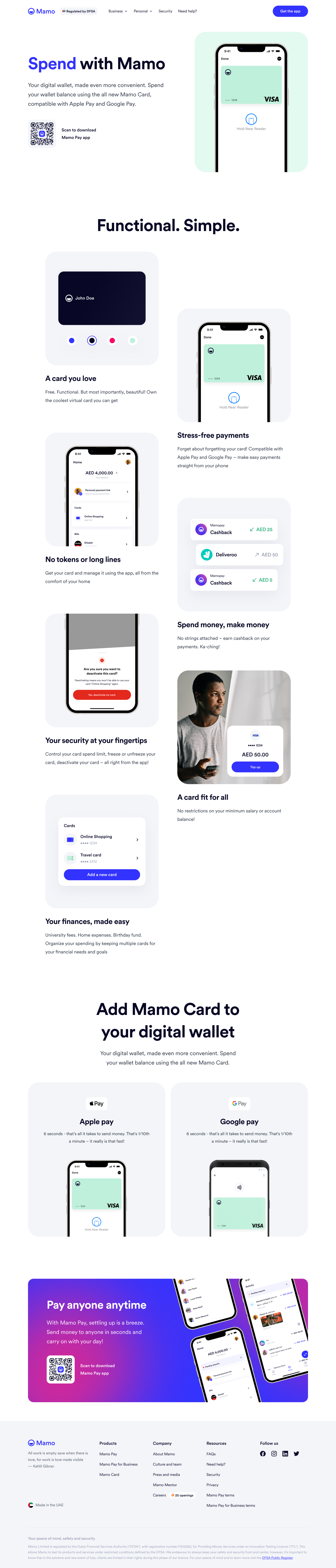 Mamo Website - Feature Page by SELECTO on Dribbble
