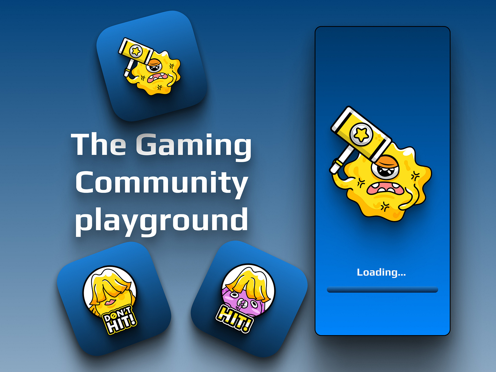 UiUX mobile gaming app icon and screens by Ayesha Malik on Dribbble