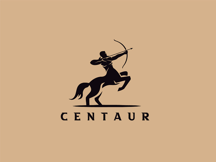 Centaur Logo by Hussnain Graphics on Dribbble