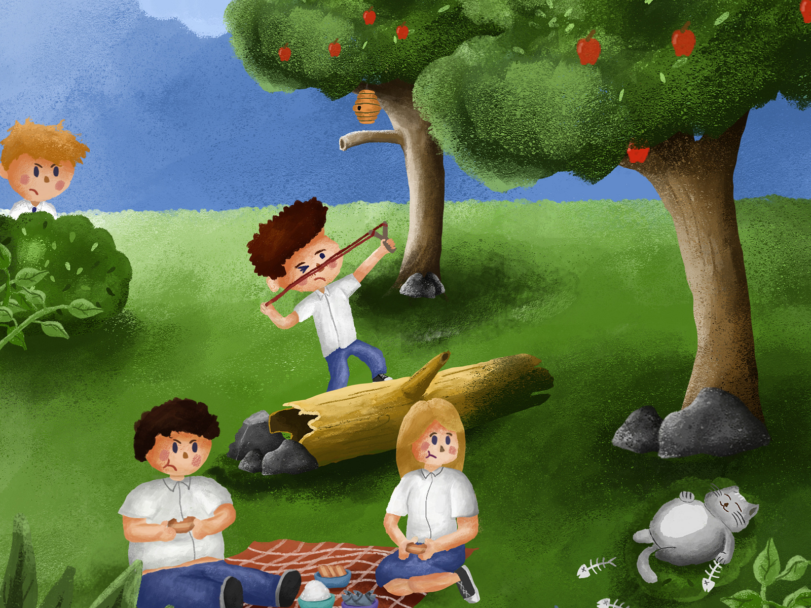 Illustration - Still School by Yusep Febrian on Dribbble