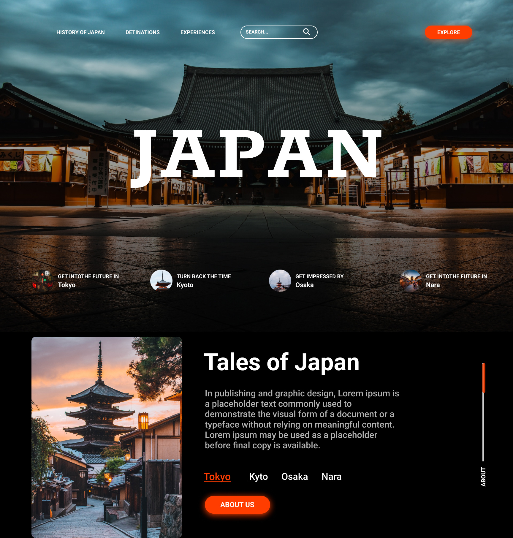 Tourism Website Ui Design by Mehrab Bozorgi on Dribbble