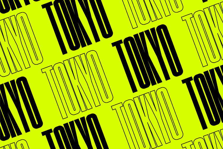 TOKYO - Display font by Chris Friske on Dribbble