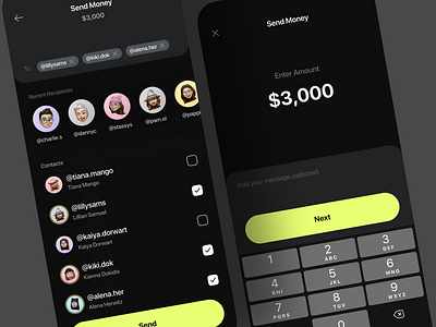 pocketit Money Transfer by Hend Elgohary on Dribbble