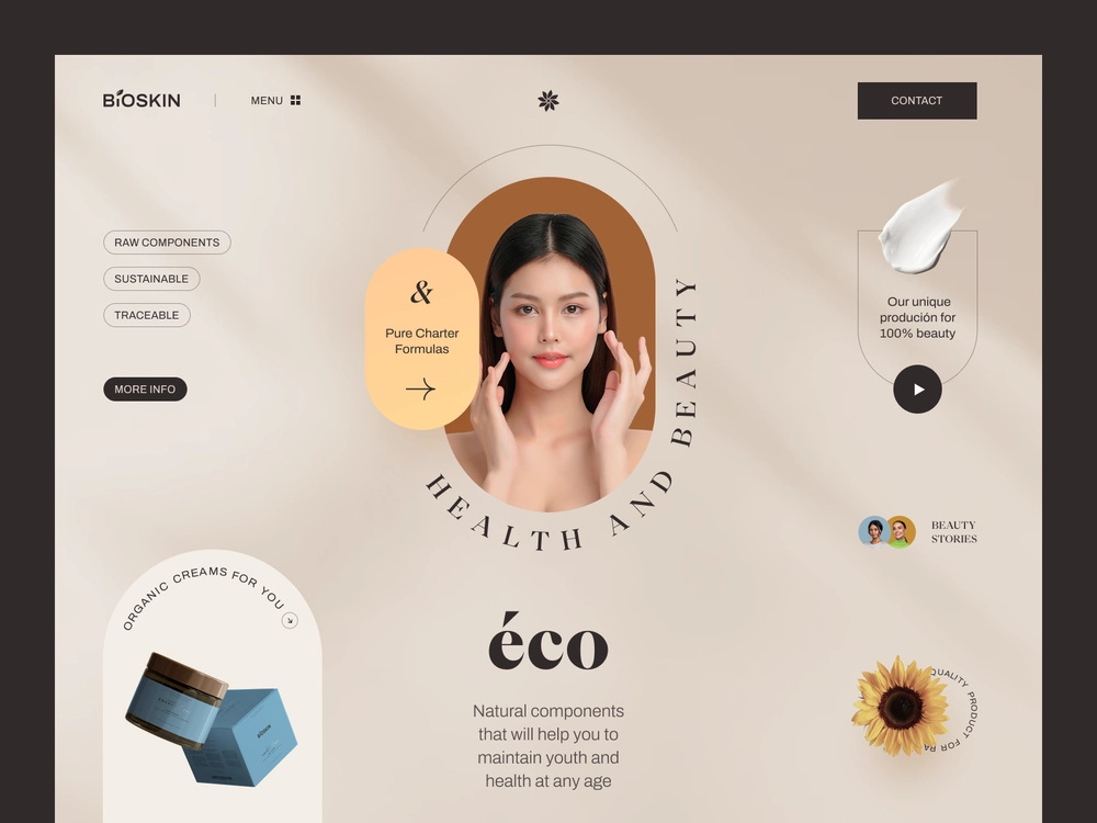 Skin products design by Genius on Dribbble