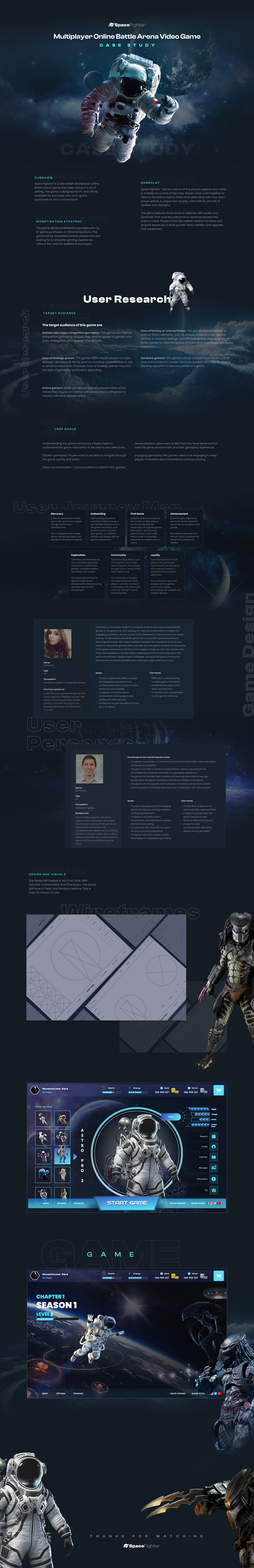 Space Fighter MOBA Game Concept Case Study..! by NaveenKumar on Dribbble