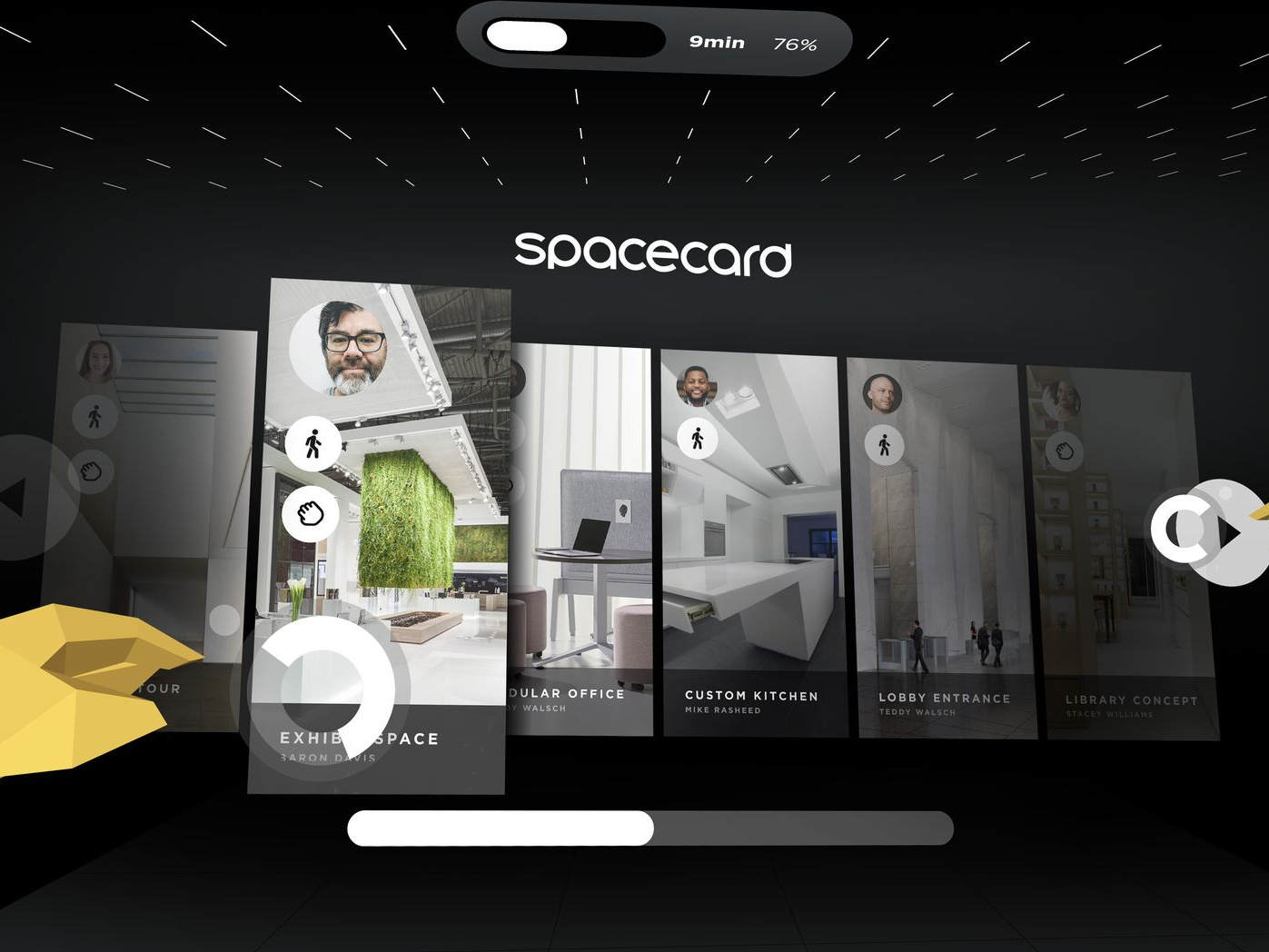 SpaceCard VR User Interface & User Experience Design by Milan Baić on ...