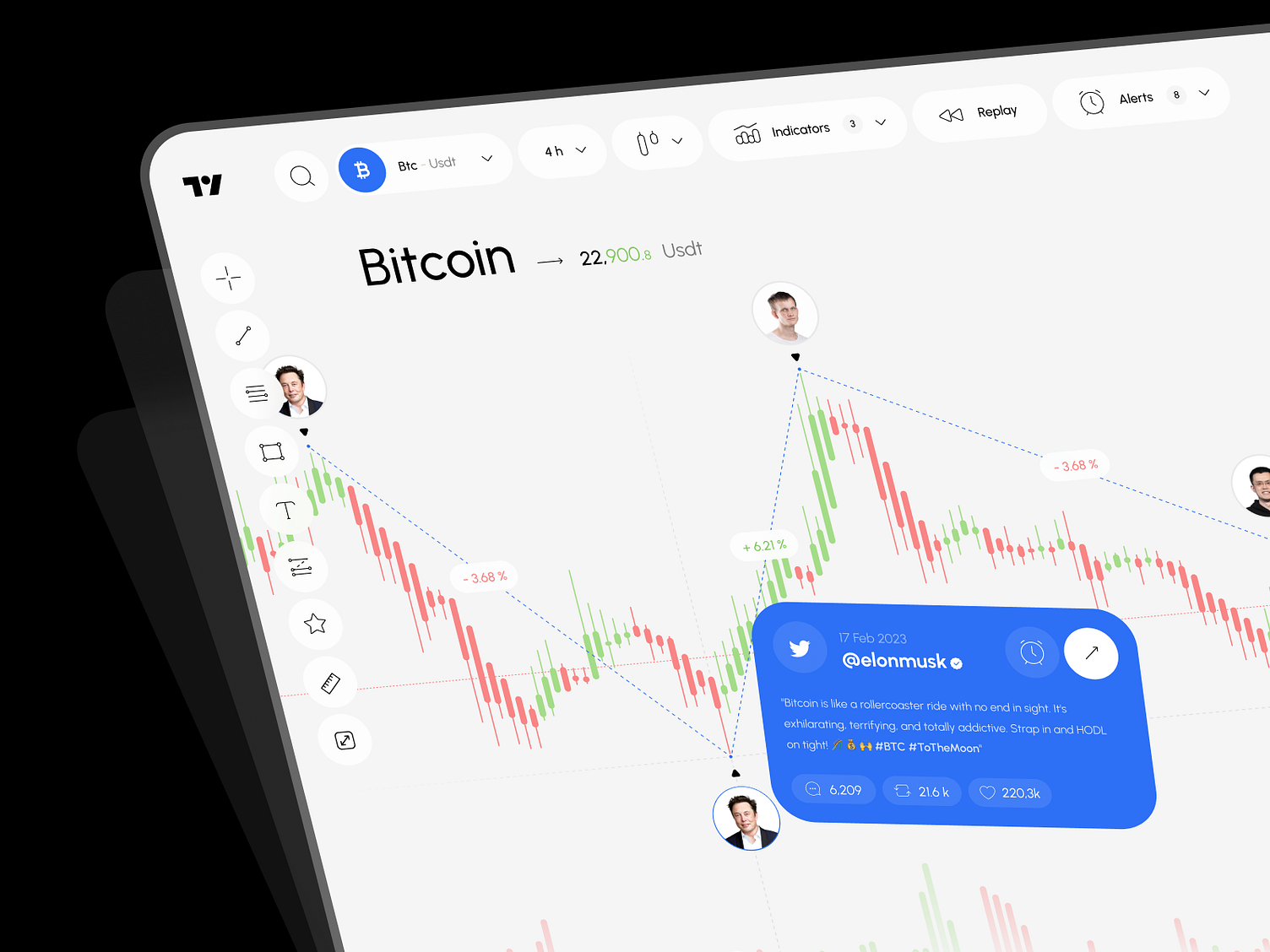 Tradingview Redesign Interface Page by Jack R. for RonDesignLab ⭐️ on ...