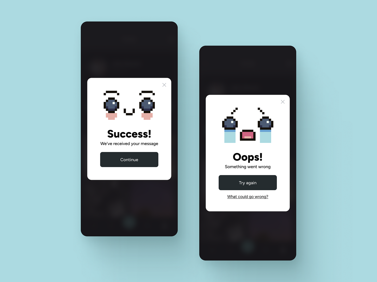 Daily UI #011 - Flash Message by Bohdan Kubarychev on Dribbble