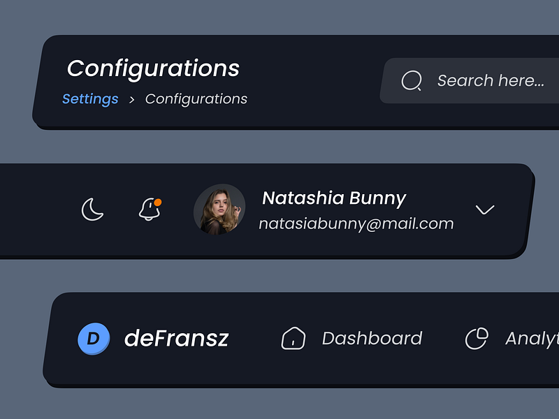 Browse thousands of Top Bar UI images for design inspiration | Dribbble