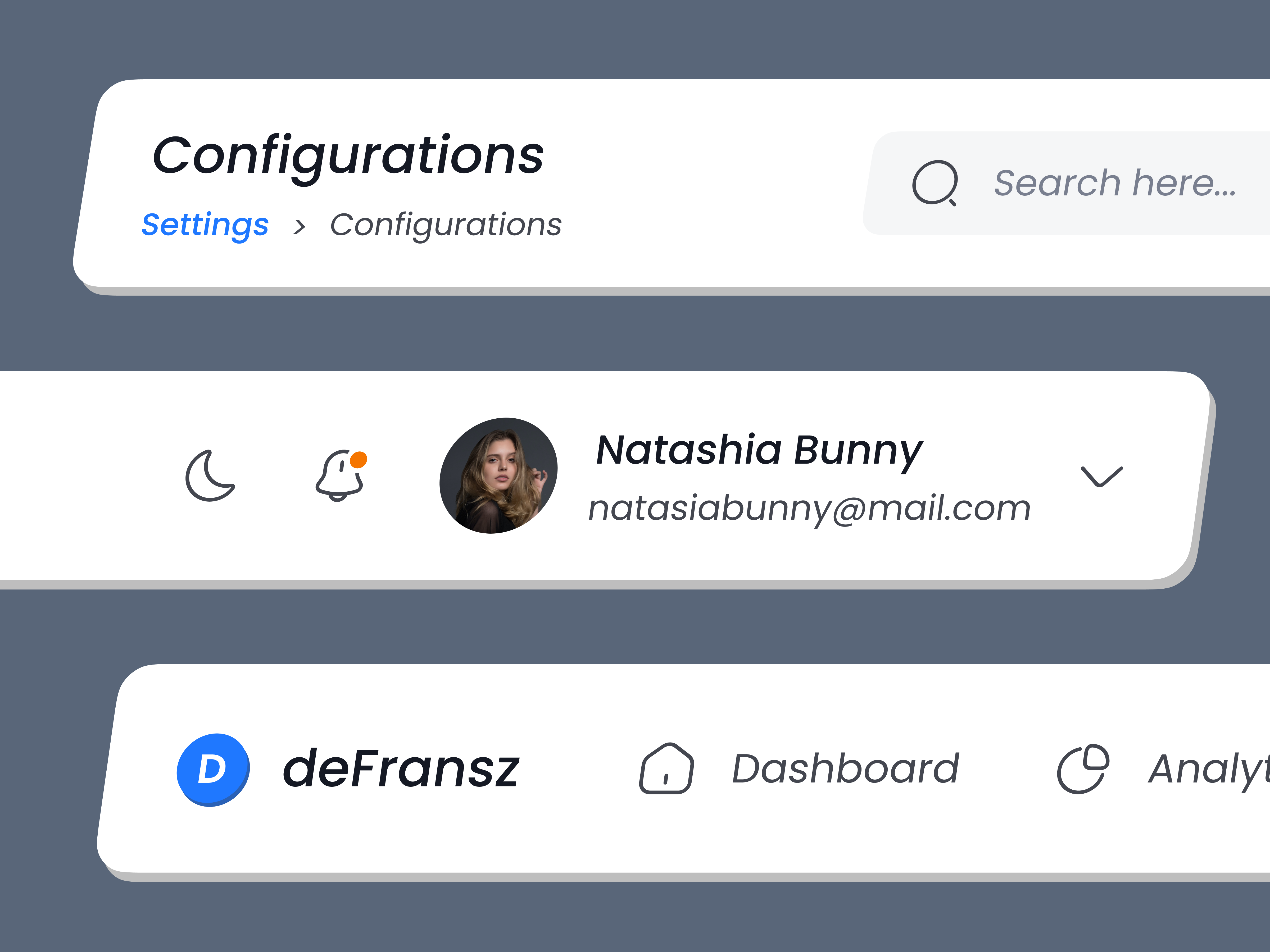 Navigation Bar by Raafi G on Dribbble
