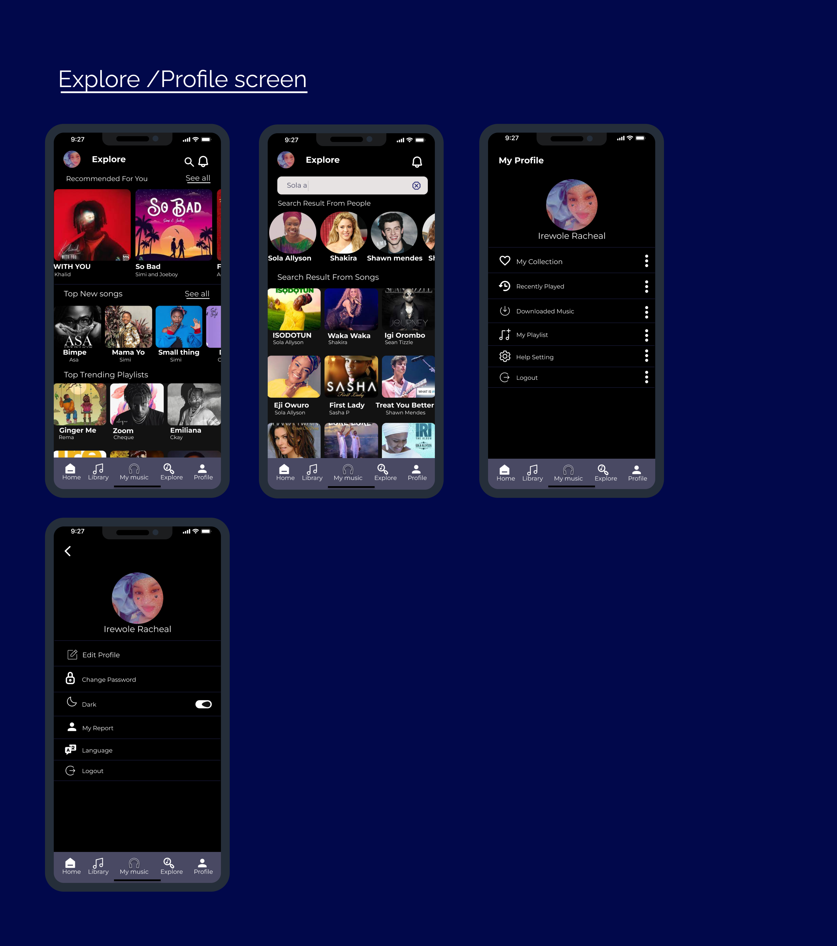 Tuner joy FM UI/UX case study by Racheal Irewole on Dribbble