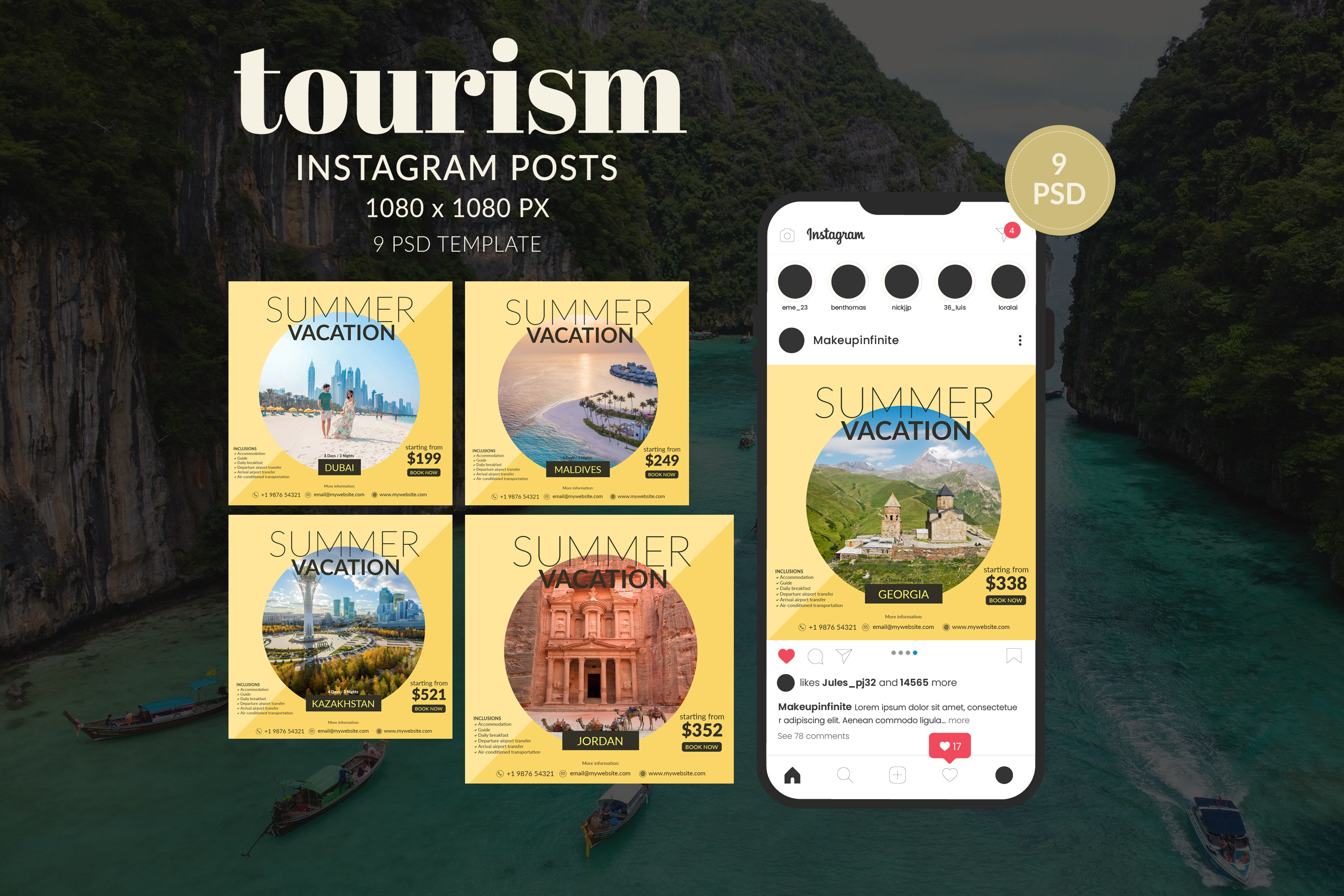 Tourism Posts by Amit Vishwakarma on Dribbble