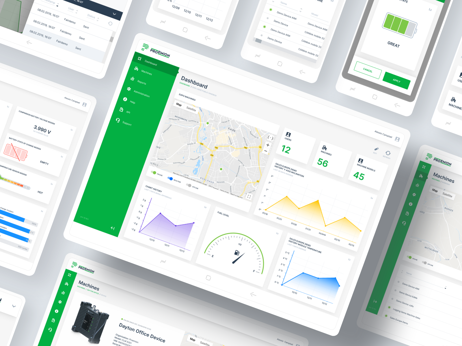 B2B Dashboard Design & Web App for Proemion by Ramotion on Dribbble