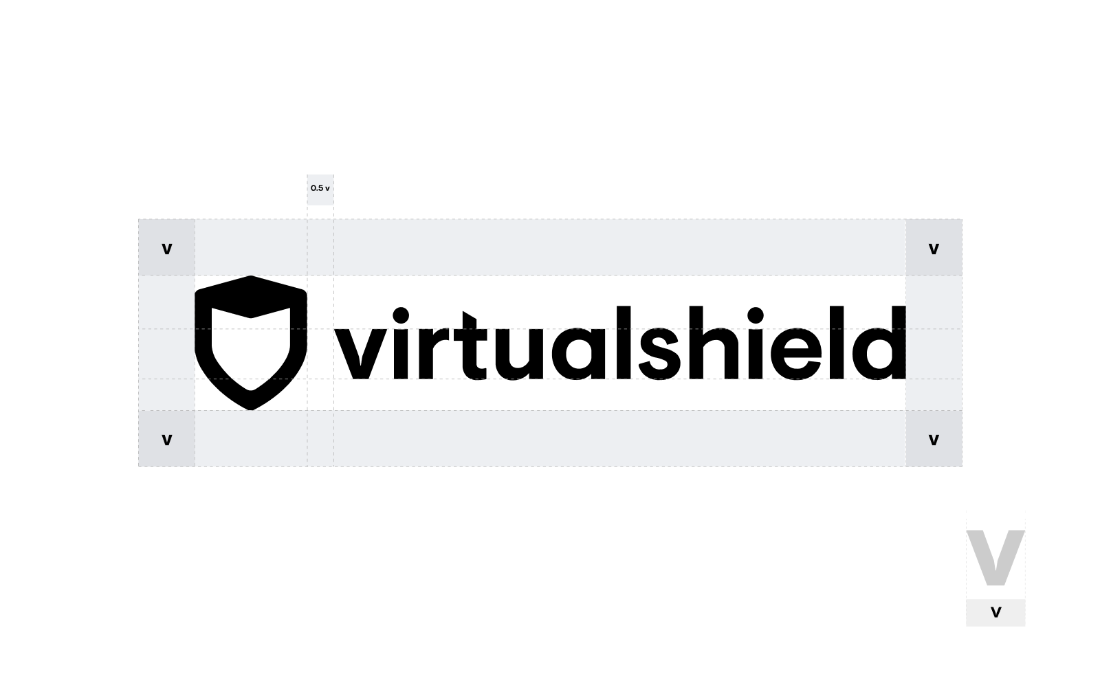 VirtualShield - logo by Damian Denis for Properly on Dribbble