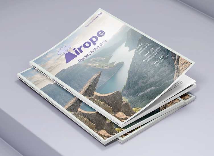 Magazine design by Maya Frank on Dribbble