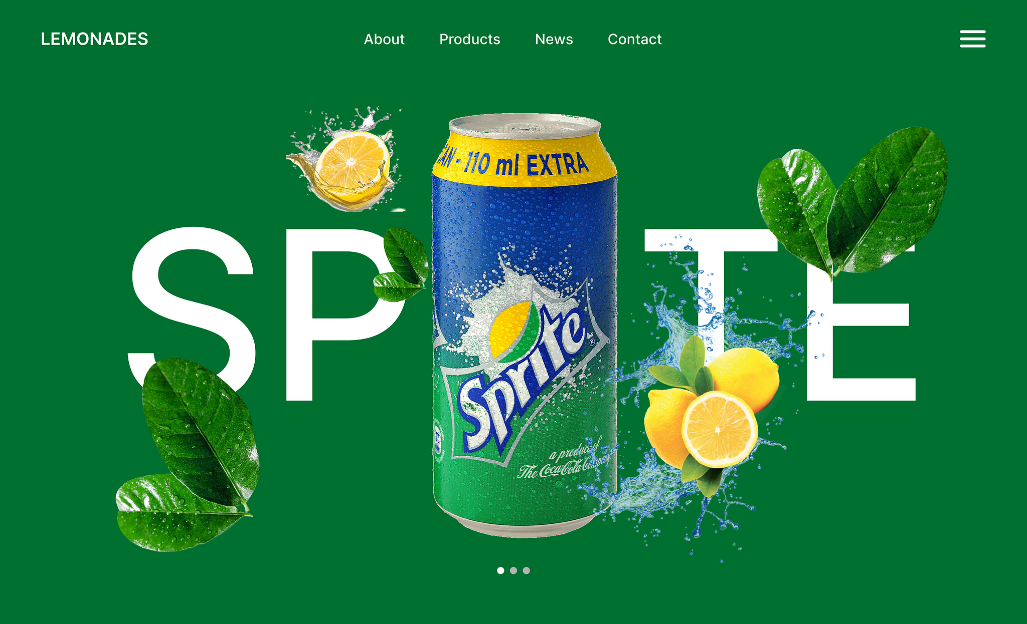 Soft drink website animation & Design (Figma) by Anita Lever on Dribbble