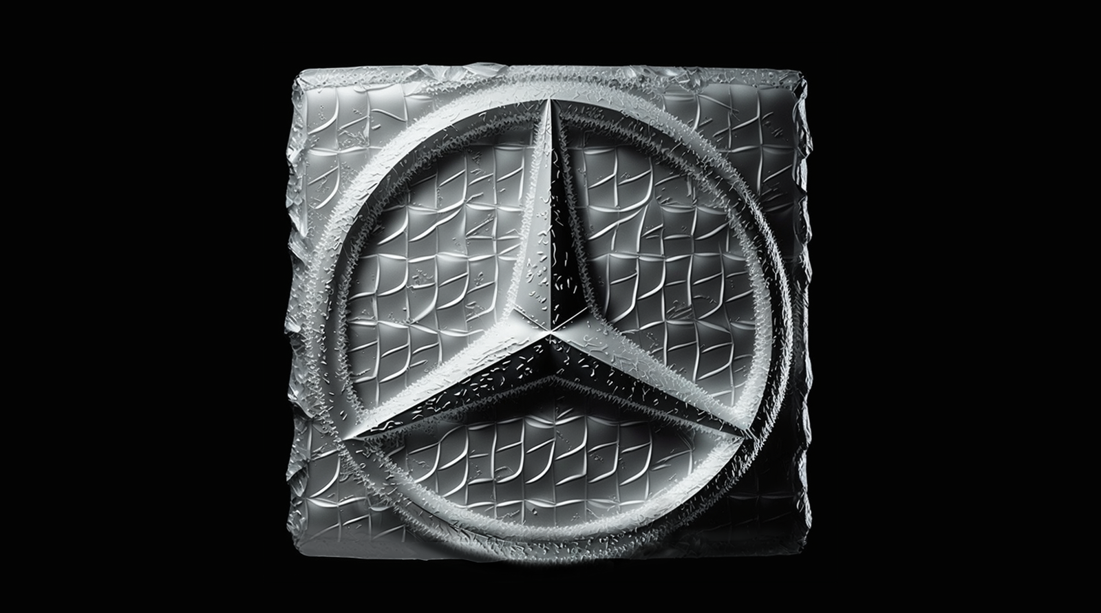 Mercedes Benz Logo pressed in Bubble wrap by Samuel Scherzinger on Dribbble