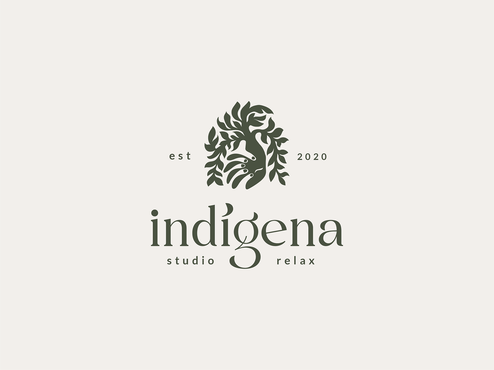 Logo Indigena by Oleksova Anastasia on Dribbble