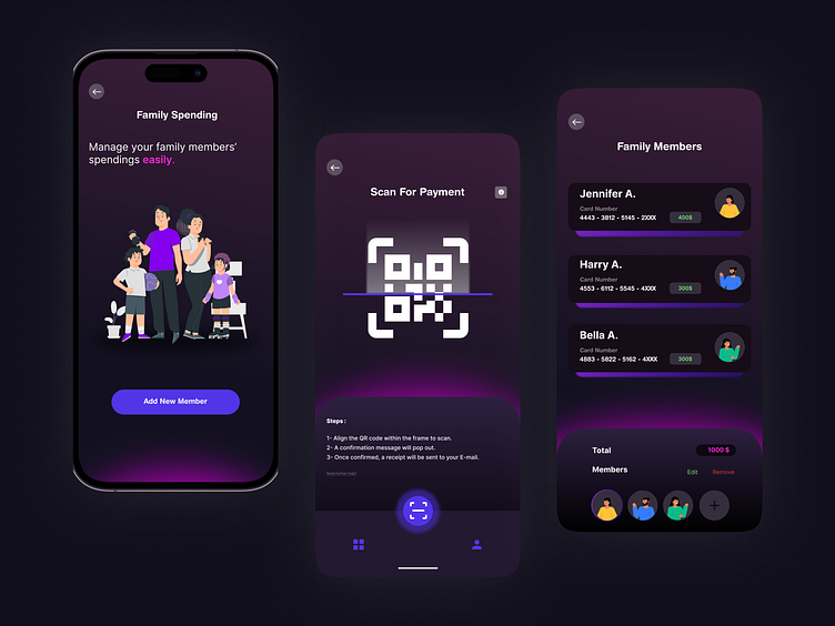 Digital Wallet - Mobile App UI/UX Design by Ahmed Emad on Dribbble