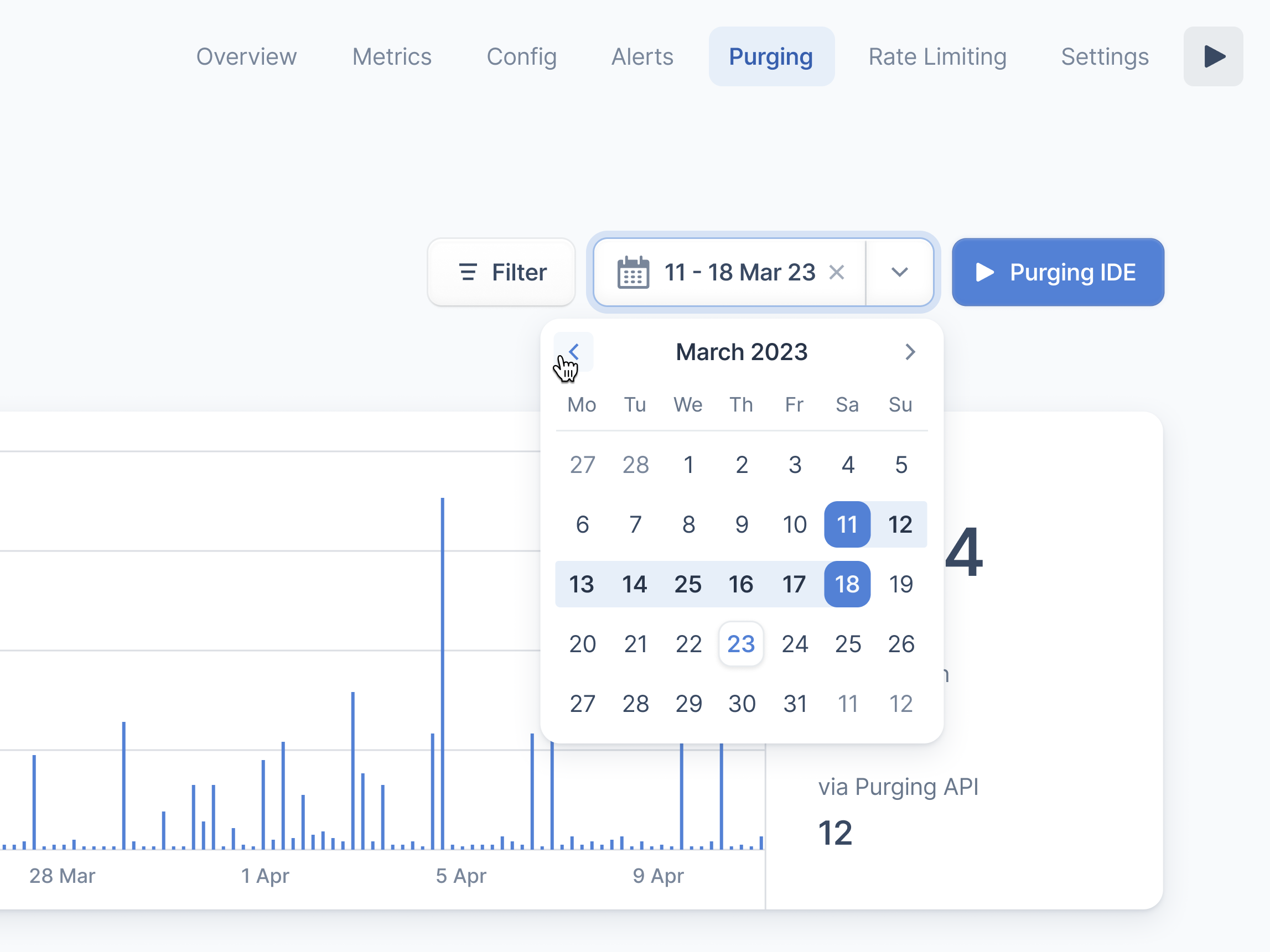 Minimal & Compact Date Picker by usrnk1 on Dribbble