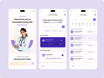Hospital & Doctor UI/UX Design by Semih SARAL on Dribbble