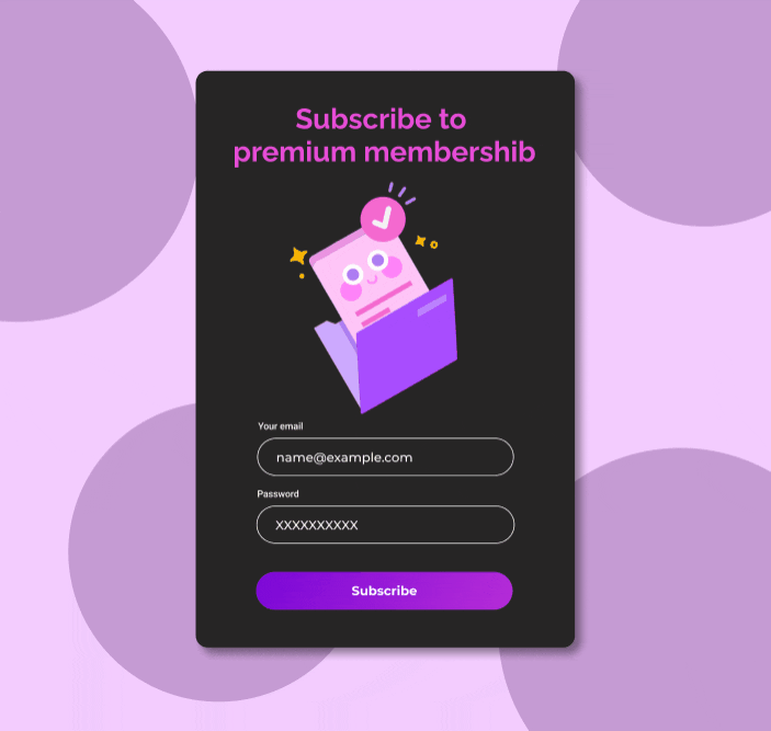 Browse thousands of Subscribe Form images for design inspiration | Dribbble