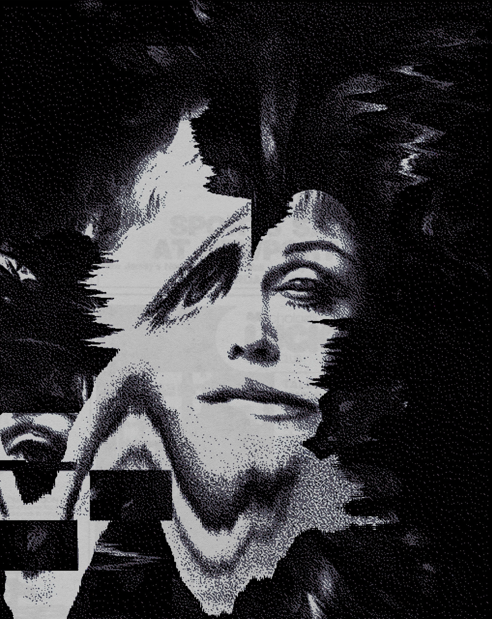 distorted portraits by lulits on Dribbble
