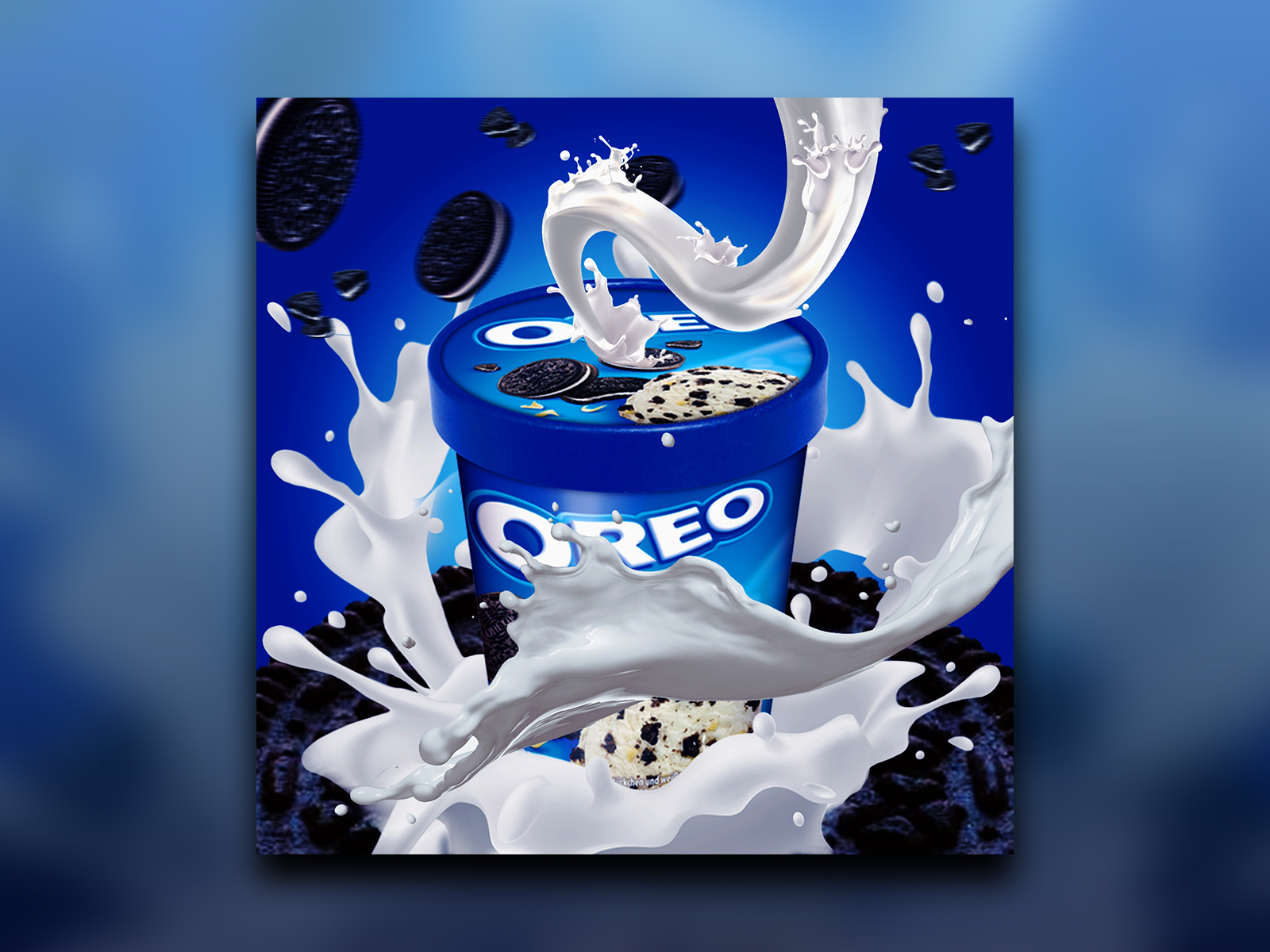 Oreo Ad Design by Usama Ahmad on Dribbble