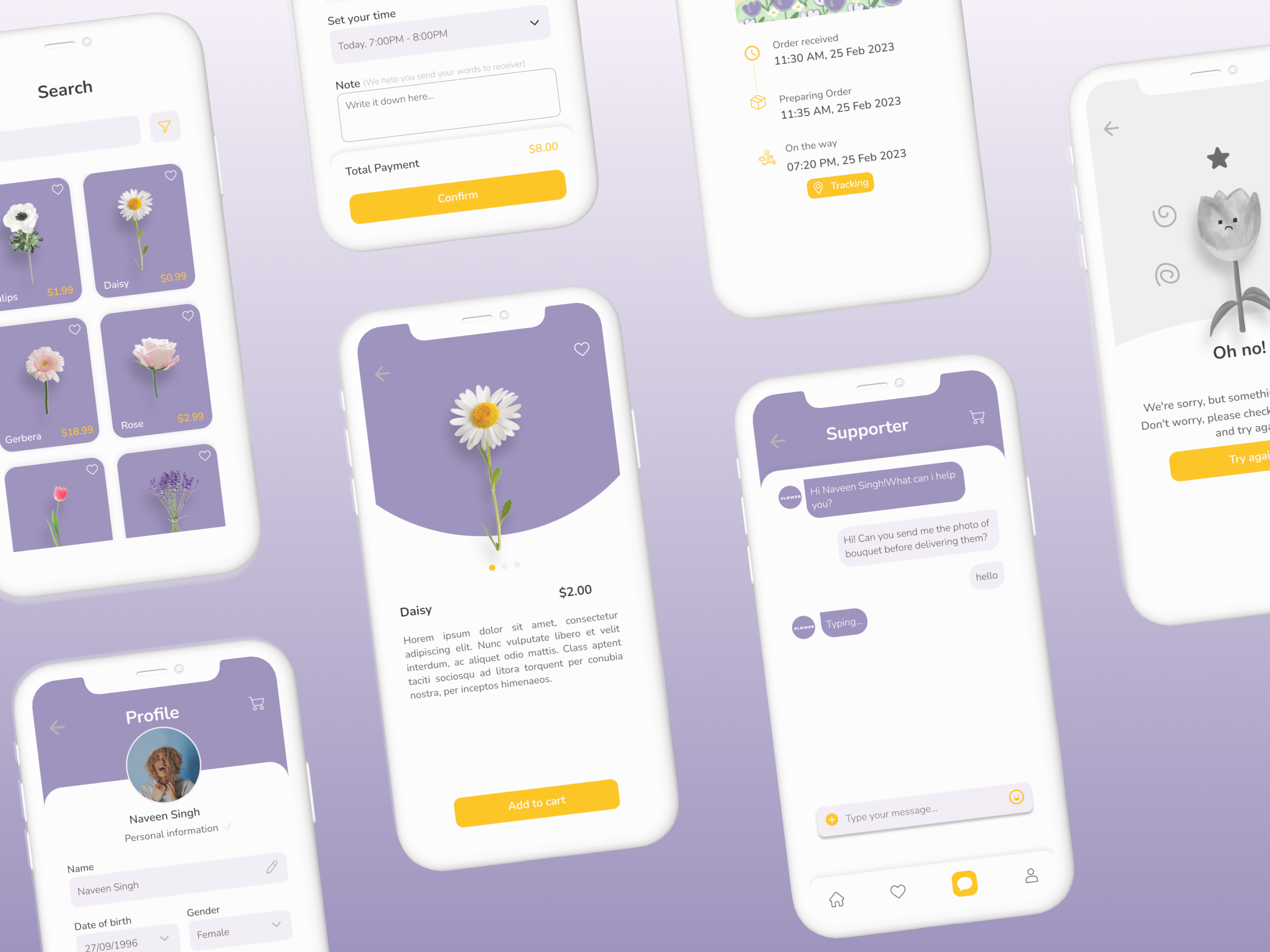 Flower catalogue app - UX case study by Hoàng Ngọc on Dribbble