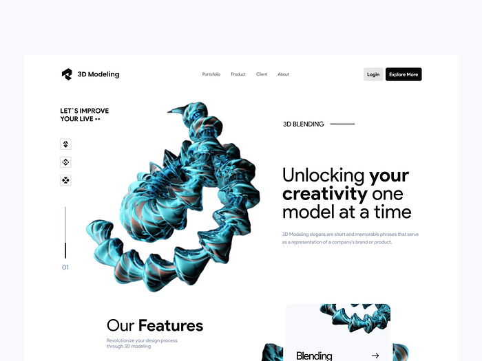 3D Website designs, themes, templates and downloadable graphic elements ...