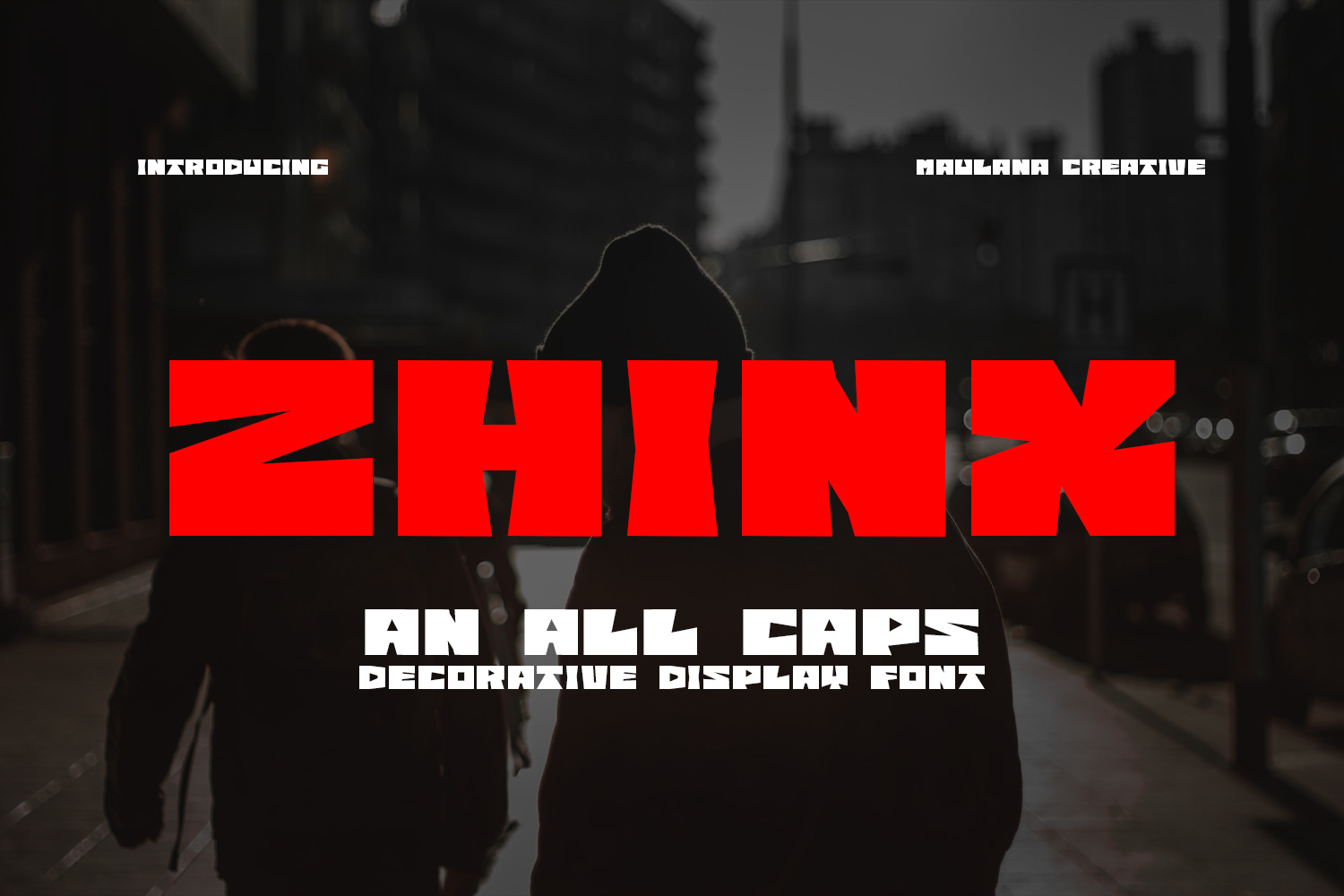 Zhinx Decorative Display Font by Maulana Creative on Dribbble Zhinx Decorative Display Font by Maulana Creative on Dribbble