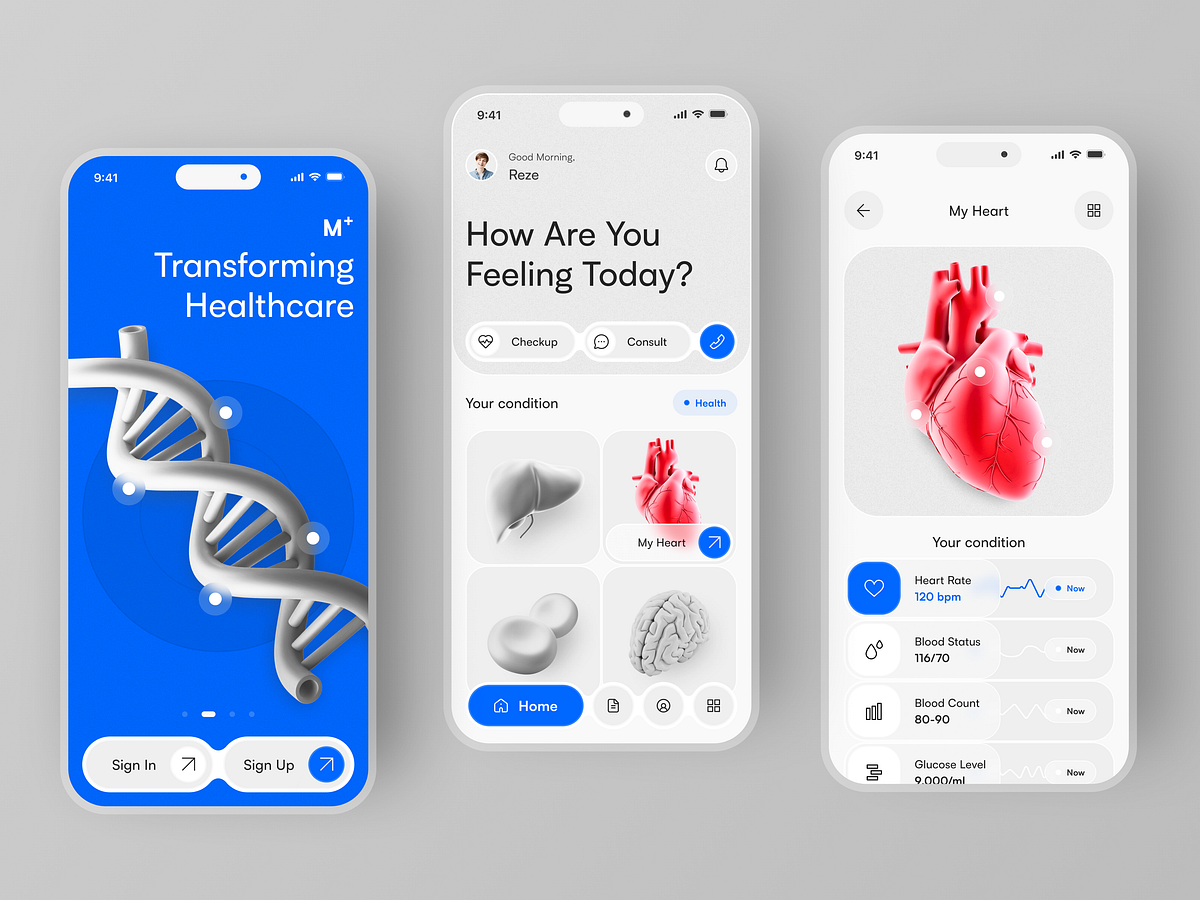 Medizinisch - Healthcare Technology Mobile Apps by Adhiari Subekti for ...