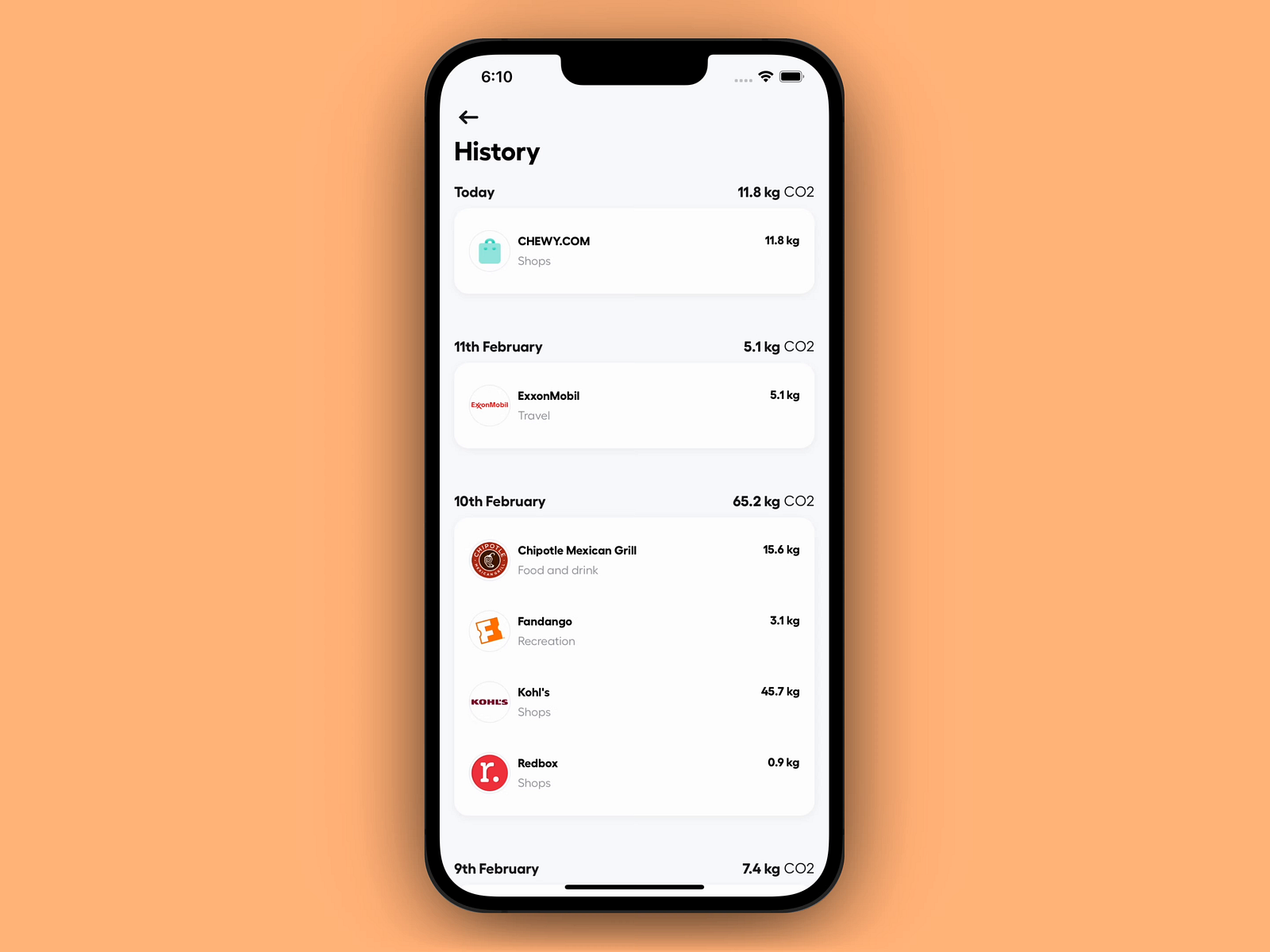Transactions list by Matteo Montolli for Moze on Dribbble