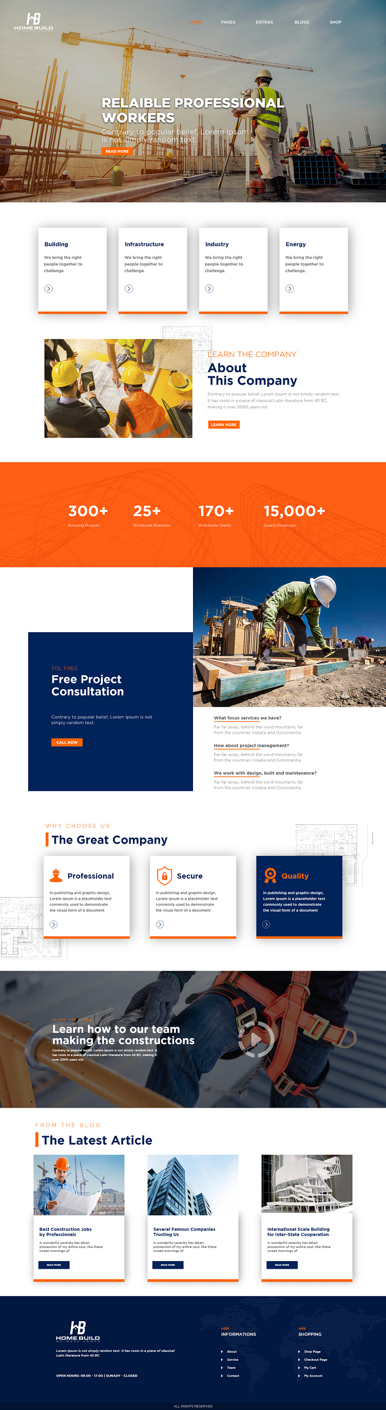 Home Build Website Design by Talha Aziz on Dribbble