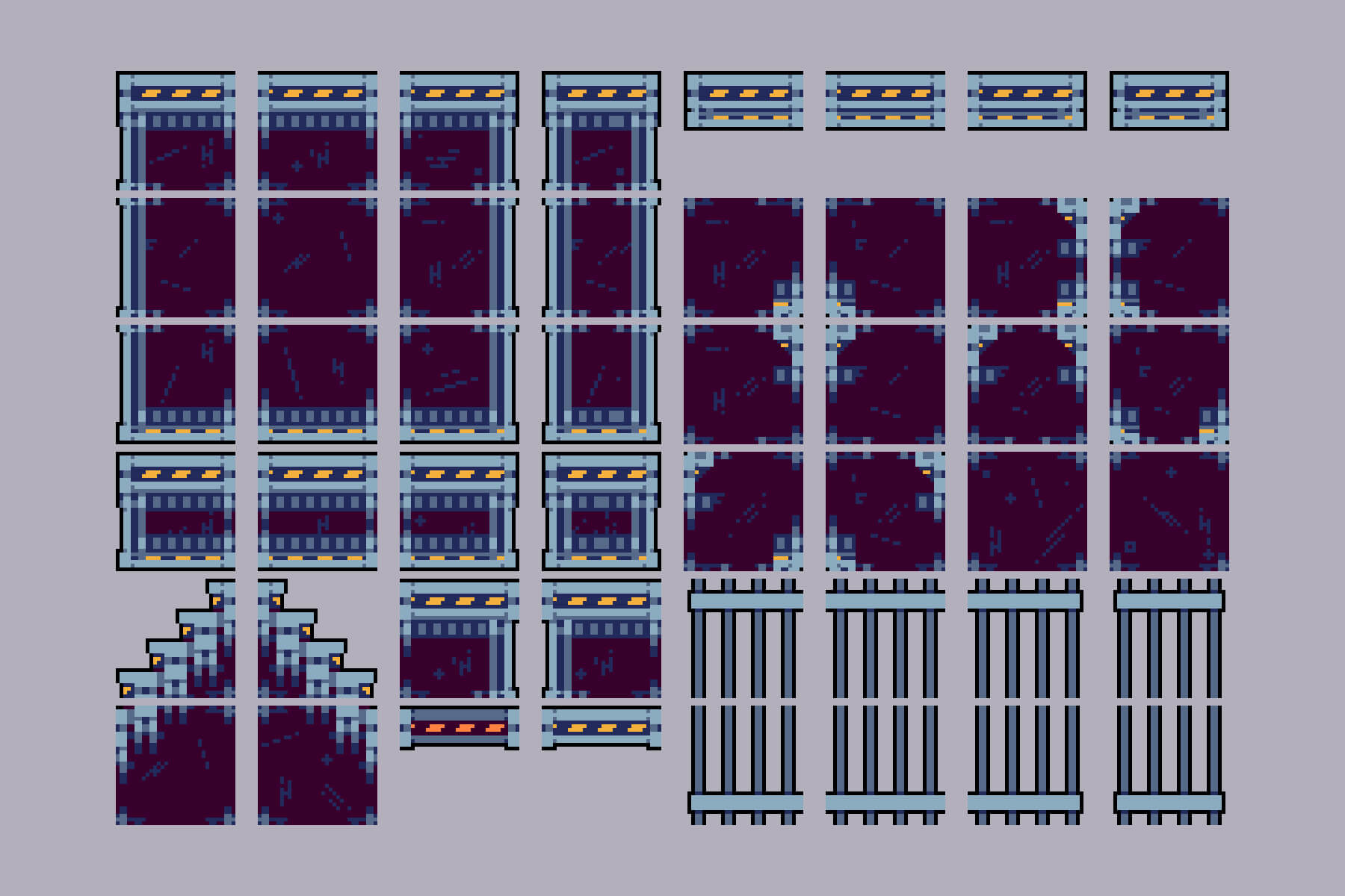 Prison Tileset Pixel Art Assets by 2D Game Assets on Dribbble