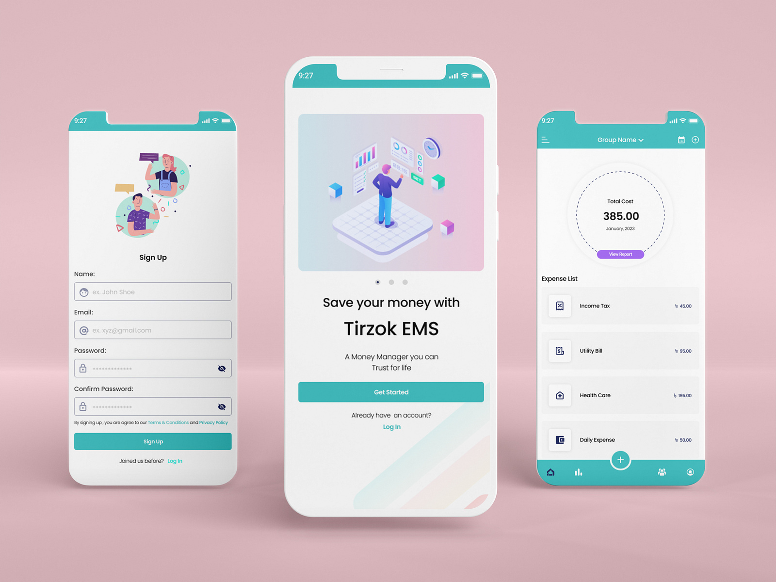 Expense Management Application (Mobile App) by Faisal Ahmed on Dribbble