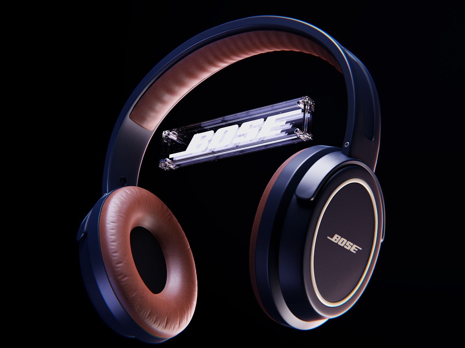 BOSE headphones concept by nonelvin — 3D graphic on Dribbble