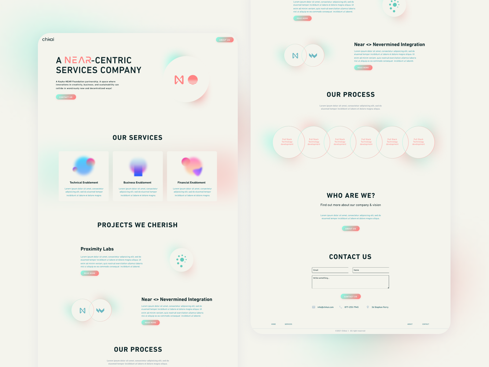Landing Page Web Design Concept by Patrick on Dribbble