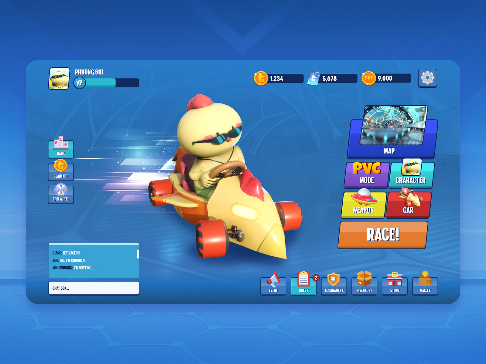 DragonKart New UI Game by PhuongBui on Dribbble