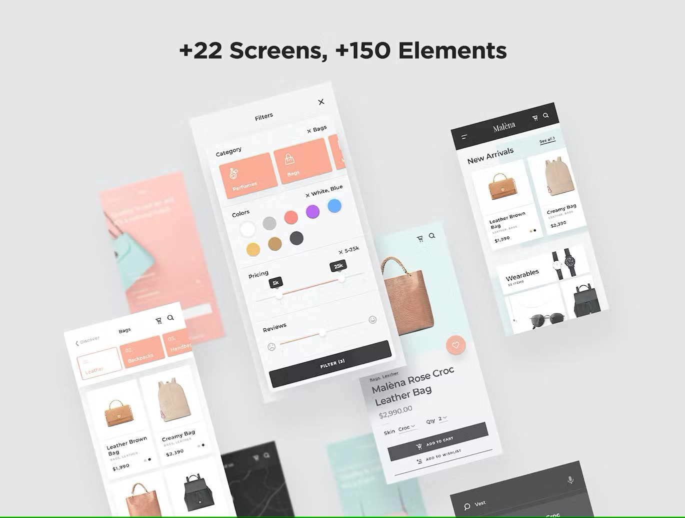 Artistic E-commerce Mobile Application UI UX Design by Softronixs ...