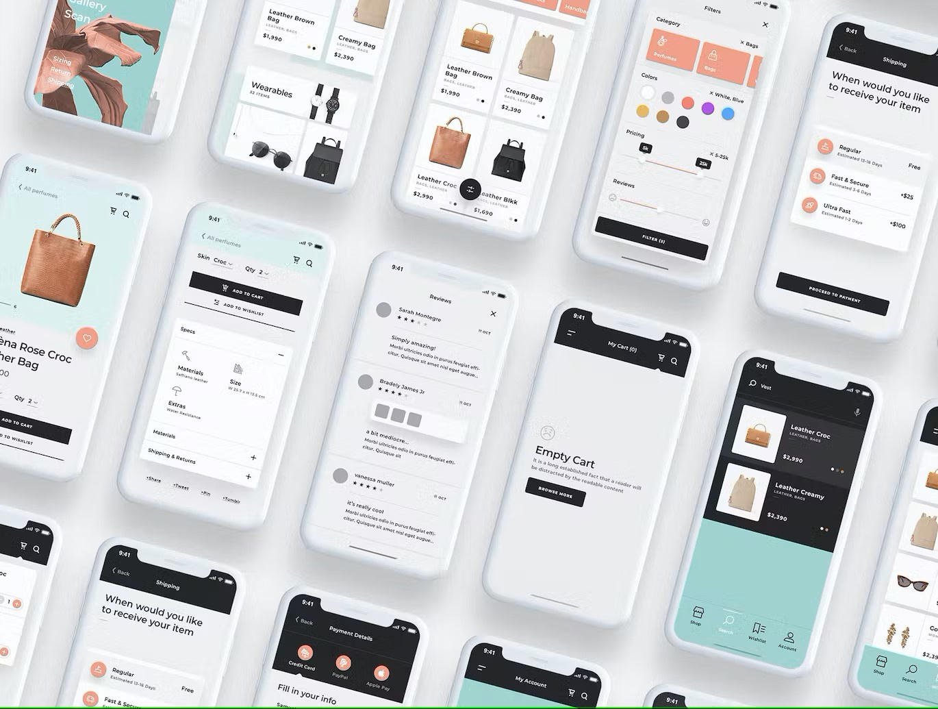 Artistic E-commerce Mobile Application UI UX Design by Softronixs ...