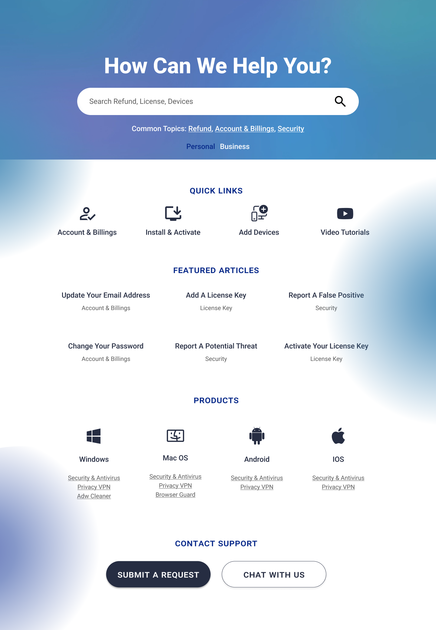Help Desk Page designs, themes, templates and downloadable graphic ...