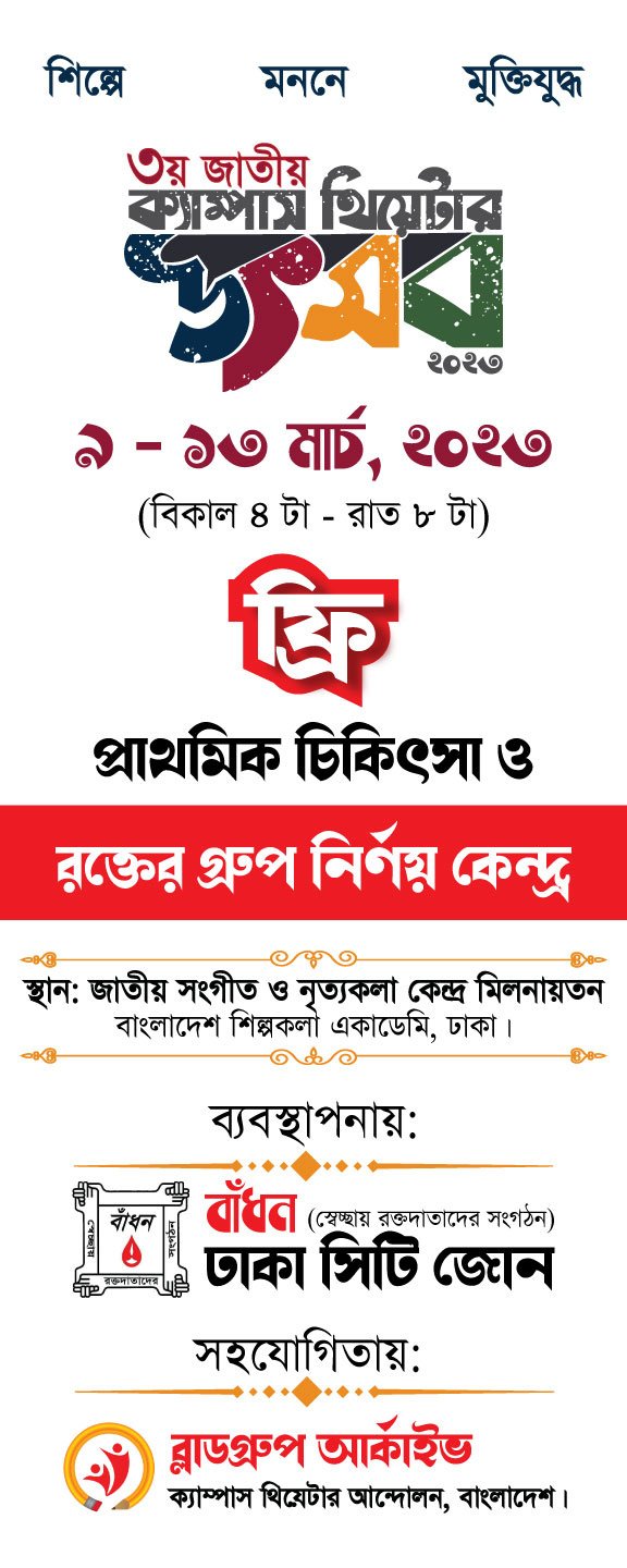 Campus Theatre Andolon, Bangladesh All Banner, Poster Design by Md ...