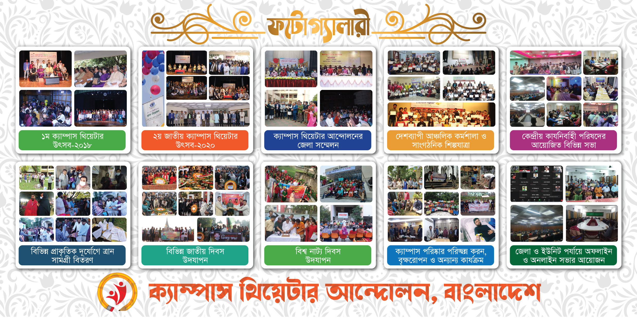 Campus Theatre Andolon, Bangladesh All Banner, Poster Design by Md ...