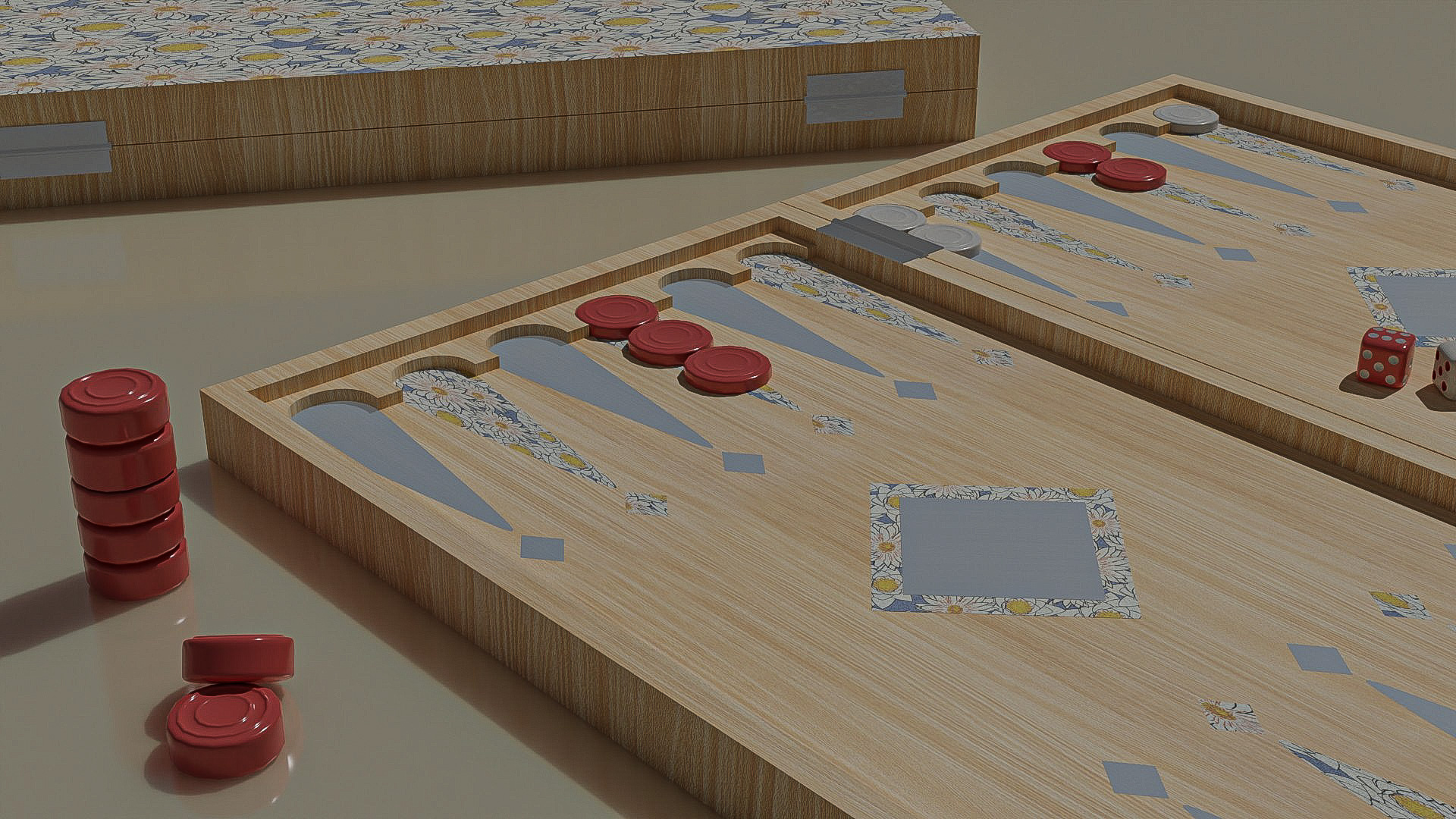 3D Backgammon Design by Aylin Çobanoğlu on Dribbble