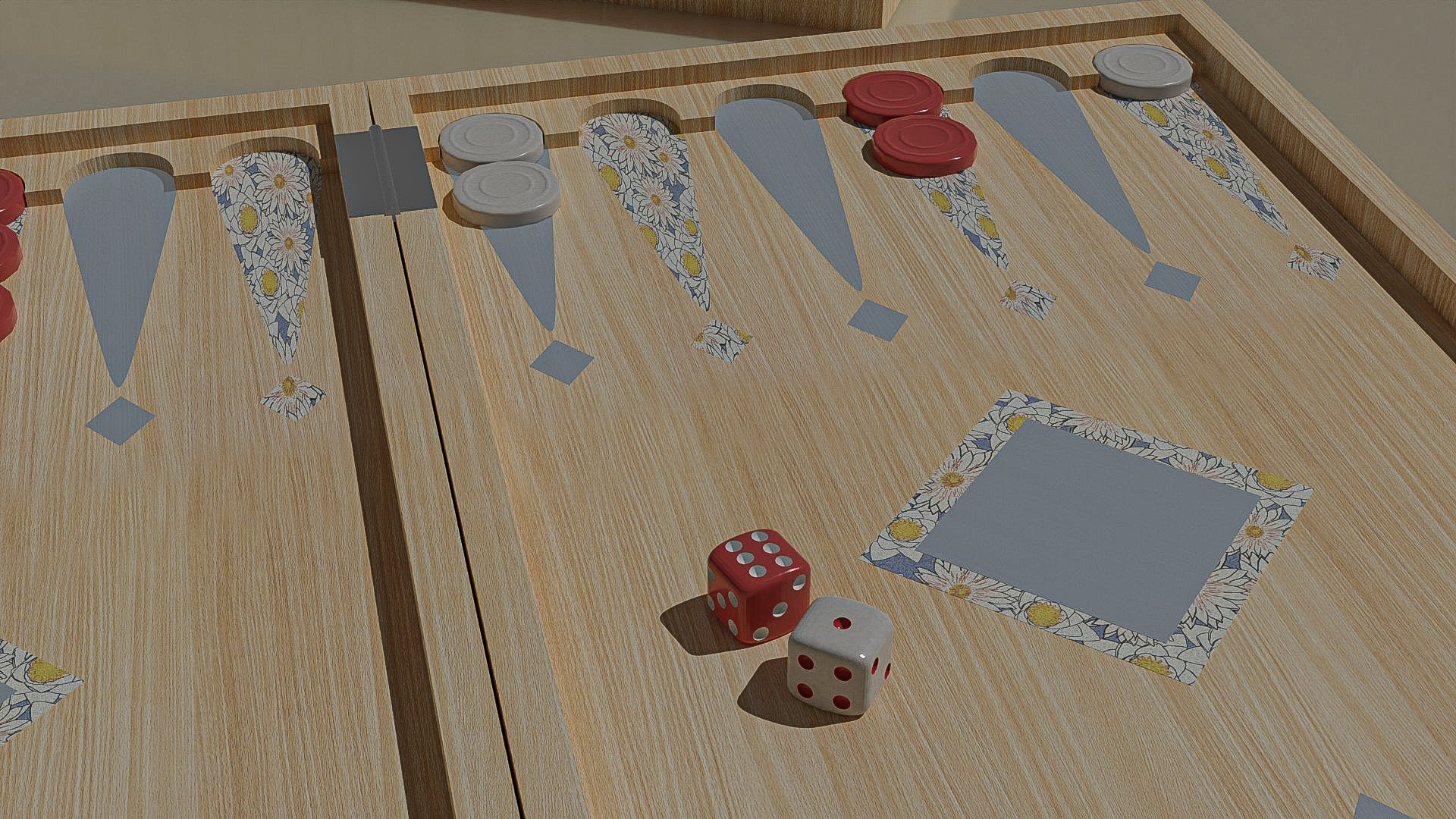 3D Backgammon Design by Aylin Çobanoğlu on Dribbble