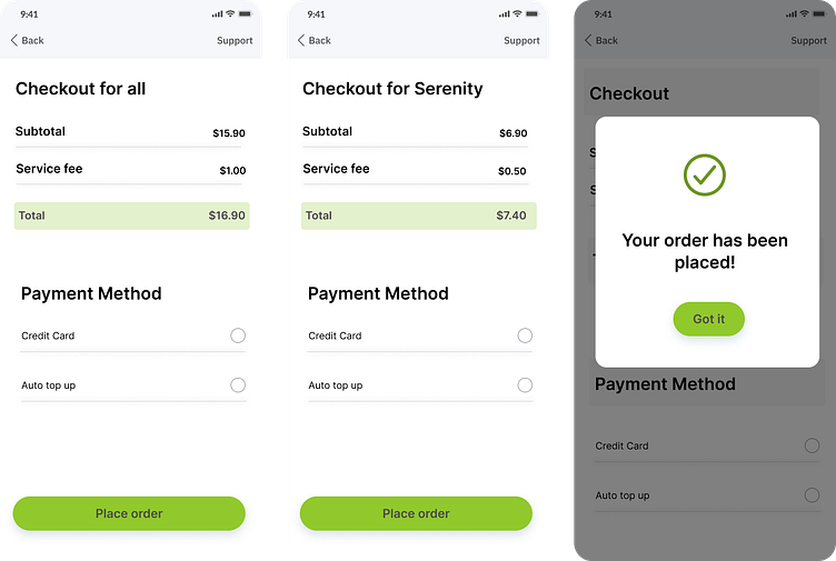 School Canteen Ordering App - UI Design by Dianna Coorey on Dribbble
