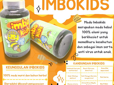 Poster madu by Ismail Lubis on Dribbble